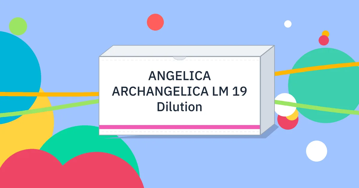 Symbolbild: Packung mit der Aufschrift ANGELICA ARCHANGELICA LM 19 Dilution (PZN 13368061) – Verfügbarkeit und Bezug in Apotheken in Frankfurt am Main