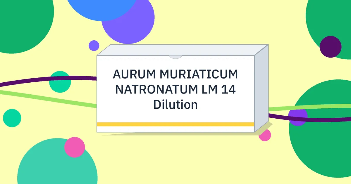 Symbolbild: Packung mit der Aufschrift AURUM MURIATICUM NATRONATUM LM 14 Dilution (PZN 12785928) – Verfügbarkeit und Bezug in Apotheken in Frankfurt am Main