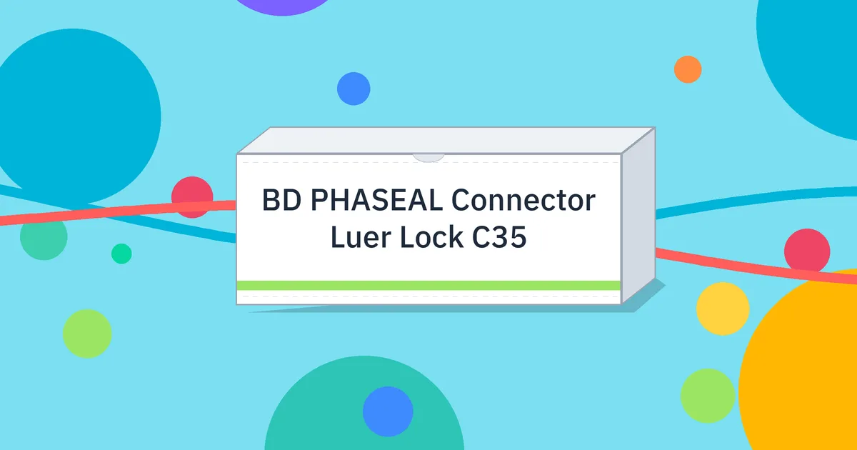 Symbolbild: Packung mit der Aufschrift BD PHASEAL Connector Luer Lock C35 (PZN 07013000) – Verfügbarkeit und Bezug in Apotheken in Frankfurt am Main