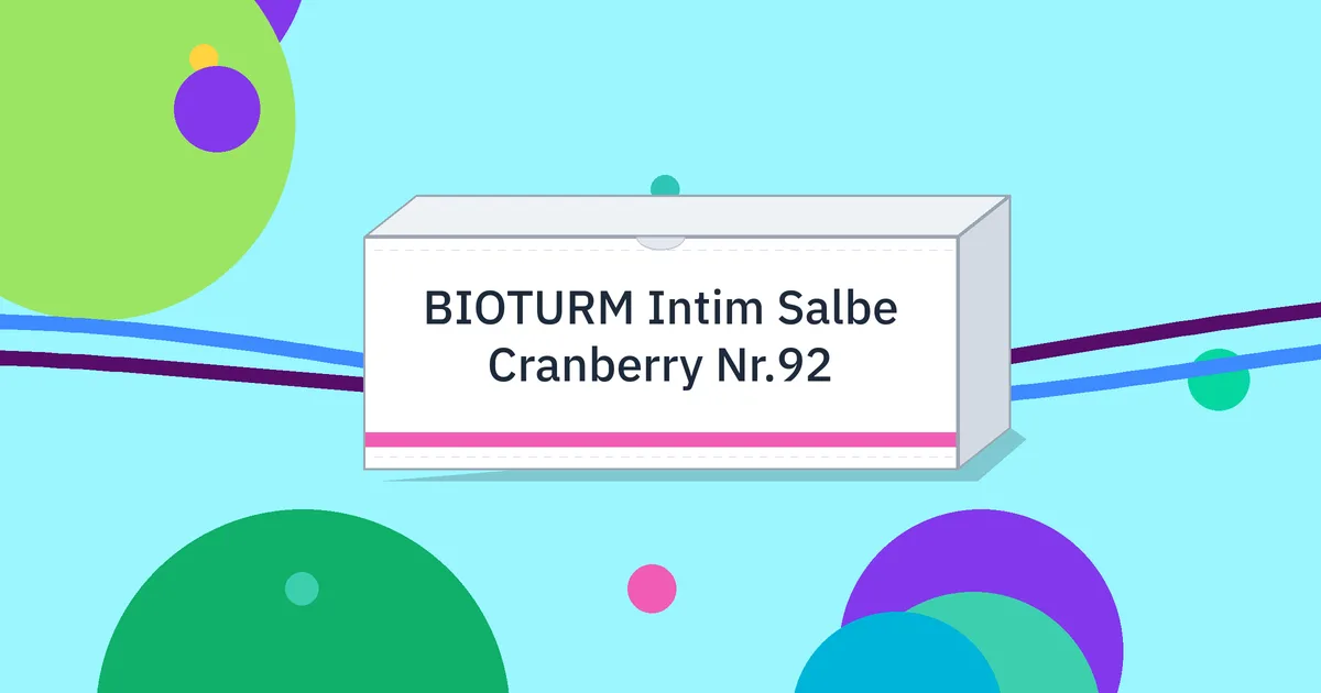 Symbolbild: Packung mit der Aufschrift BIOTURM Intim Salbe Cranberry Nr.92 (PZN 11594190) – Verfügbarkeit und Bezug in Apotheken in Frankfurt am Main