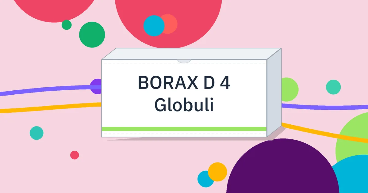 Symbolbild: Packung mit der Aufschrift BORAX D 4 Globuli (PZN 02812937) – Verfügbarkeit und Bezug in Apotheken in Frankfurt am Main