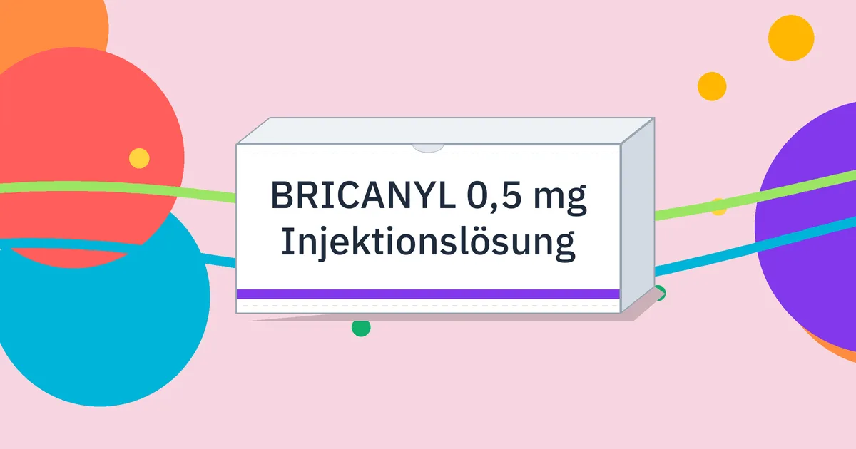 Symbolbild: Packung mit der Aufschrift BRICANYL 0,5 mg Injektionslösung (PZN 01676515) – Verfügbarkeit und Bezug in Apotheken in Frankfurt am Main