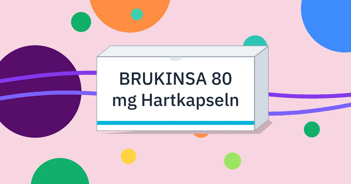 Symbolbild: Packung mit der Aufschrift BRUKINSA 80 mg Hartkapseln (PZN 19776720) – Verfügbarkeit und Bezug in Apotheken in Frankfurt am Main