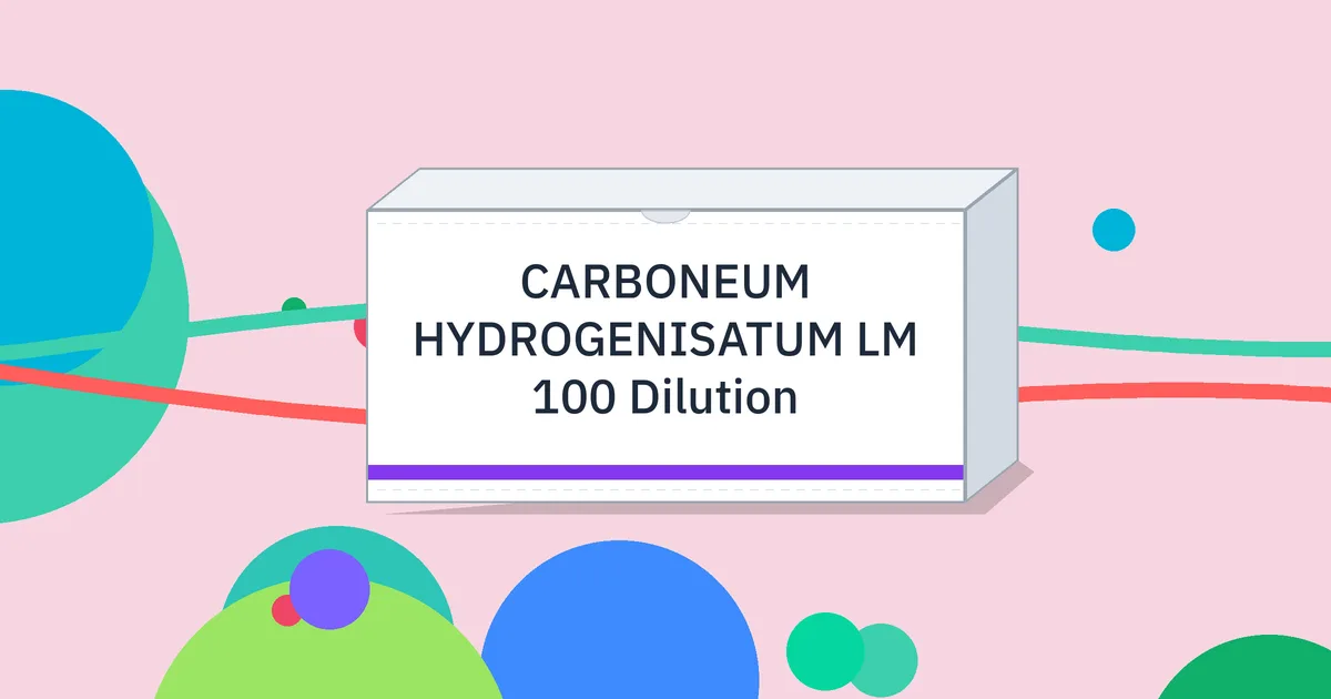 Symbolbild: Packung mit der Aufschrift CARBONEUM HYDROGENISATUM LM 100 Dilution (PZN 13428490) – Verfügbarkeit und Bezug in Apotheken in Frankfurt am Main