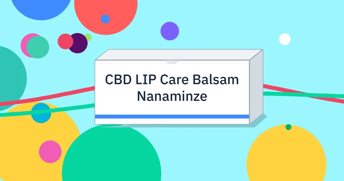 Symbolbild: Packung mit der Aufschrift CBD LIP Care Balsam Nanaminze (PZN 16334401) – Verfügbarkeit und Bezug in Apotheken in Frankfurt am Main