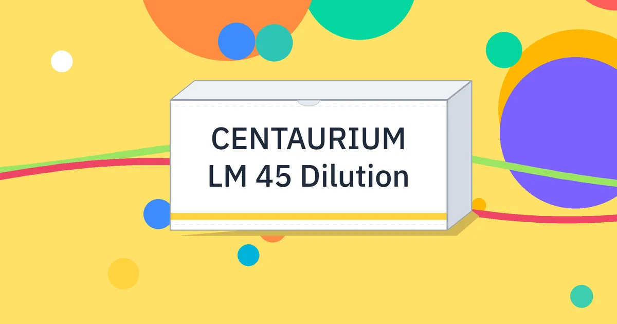 Symbolbild: Packung mit der Aufschrift CENTAURIUM LM 45 Dilution (PZN 13436408) – Verfügbarkeit und Bezug in Apotheken in Frankfurt am Main