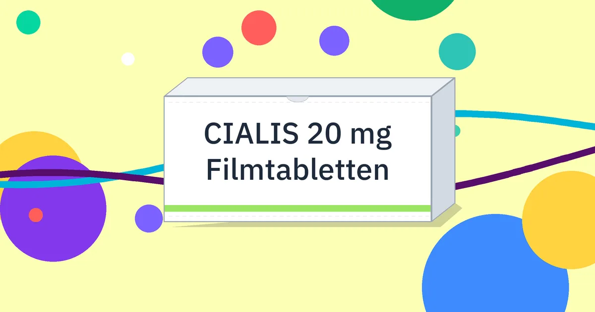 Symbolbild: Packung mit der Aufschrift CIALIS 20 mg Filmtabletten (PZN 09652017) – Verfügbarkeit und Bezug in Apotheken in Frankfurt am Main