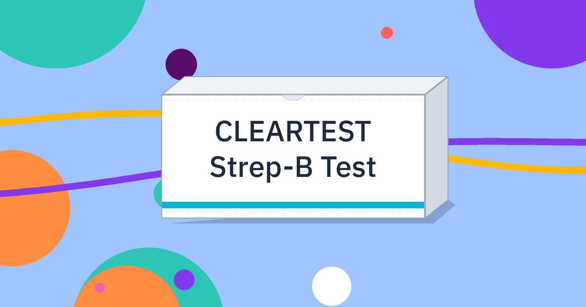 Symbolbild: Packung mit der Aufschrift CLEARTEST Strep-B Test (PZN 10629182) – Verfügbarkeit und Bezug in Apotheken in Frankfurt am Main