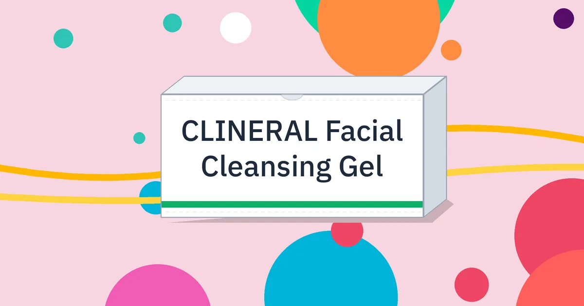 Symbolbild: Packung mit der Aufschrift CLINERAL Facial Cleansing Gel (PZN 15391621) – Verfügbarkeit und Bezug in Apotheken in Frankfurt am Main