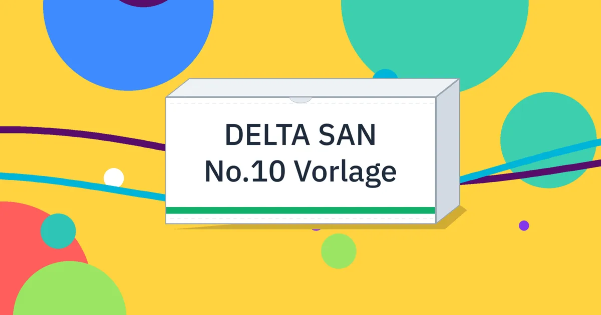 Symbolbild: Packung mit der Aufschrift DELTA SAN No.10 Vorlage (PZN 05949223) – Verfügbarkeit und Bezug in Apotheken in Frankfurt am Main