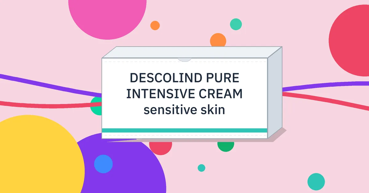 Symbolbild: Packung mit der Aufschrift DESCOLIND PURE INTENSIVE CREAM sensitive skin (PZN 16674999) – Verfügbarkeit und Bezug in Apotheken in Frankfurt am Main