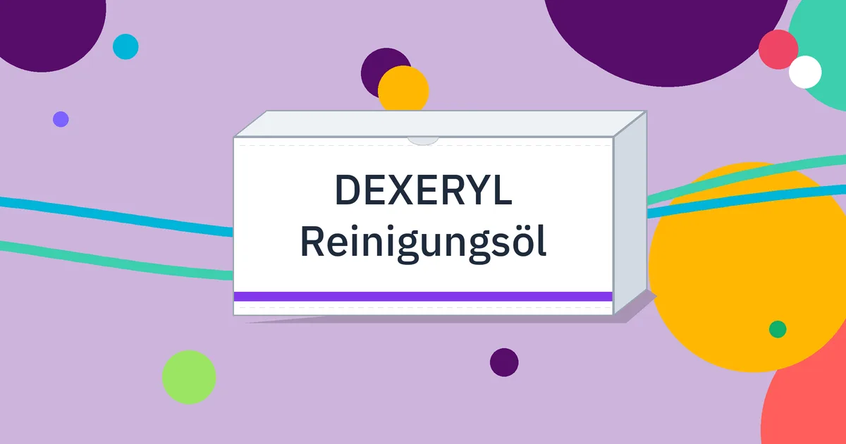 Symbolbild: Packung mit der Aufschrift DEXERYL Reinigungsöl (PZN 17899513) – Verfügbarkeit und Bezug in Apotheken in Frankfurt am Main