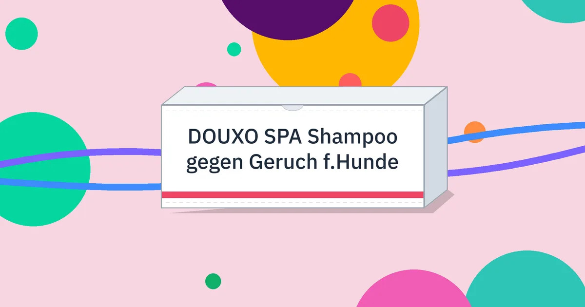 Symbolbild: Packung mit der Aufschrift DOUXO SPA Shampoo gegen Geruch f.Hunde (PZN 20810190) – Verfügbarkeit und Bezug in Apotheken in Frankfurt am Main
