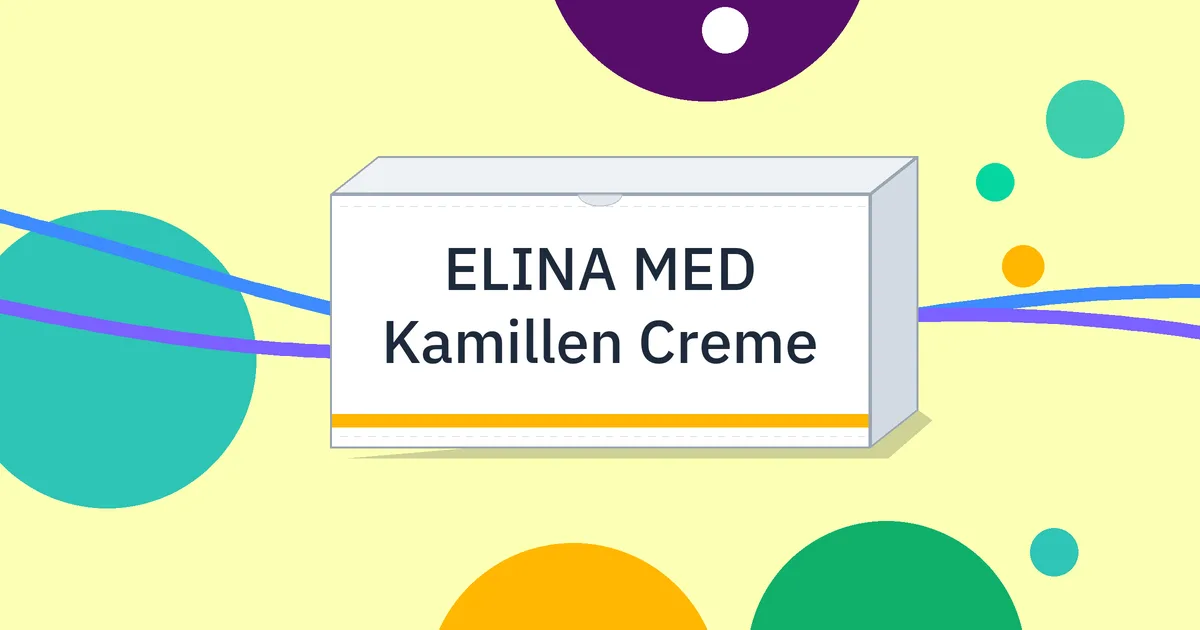 Symbolbild: Packung mit der Aufschrift ELINA MED Kamillen Creme (PZN 10250407) – Verfügbarkeit und Bezug in Apotheken in Frankfurt am Main