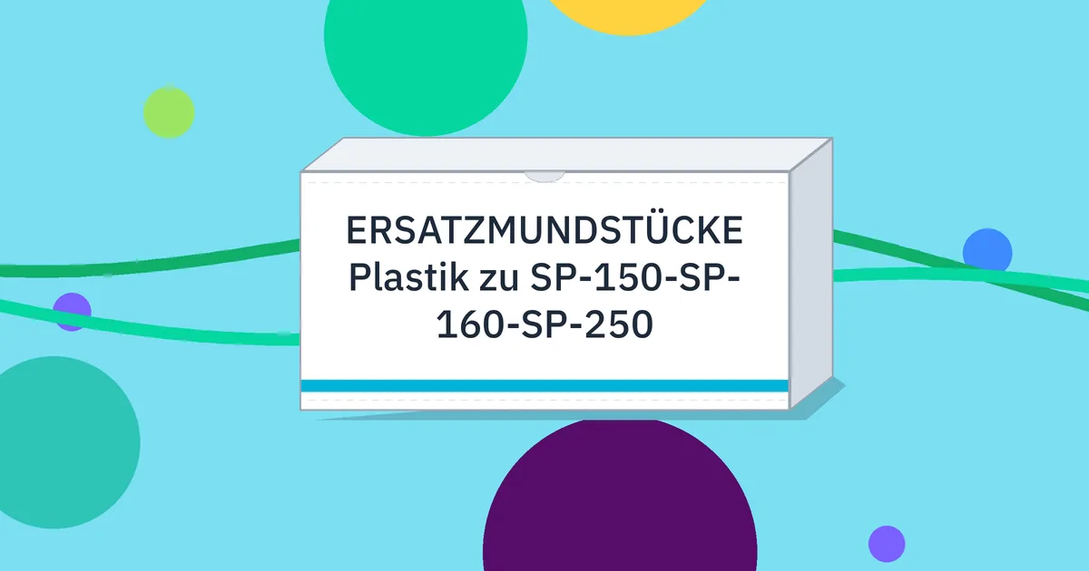 Symbolbild: Packung mit der Aufschrift ERSATZMUNDSTÜCKE Plastik zu SP-150-SP-160-SP-250 (PZN 19720033) – Verfügbarkeit und Bezug in Apotheken in Frankfurt am Main