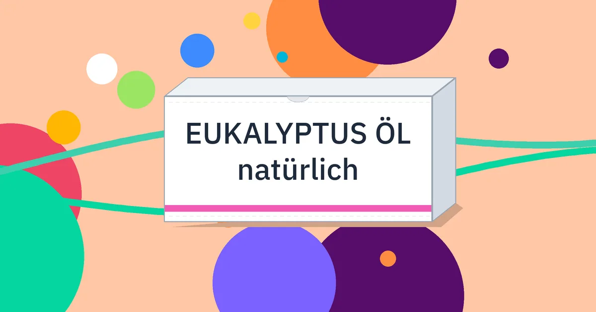 Symbolbild: Packung mit der Aufschrift EUKALYPTUS ÖL natürlich (PZN 03261818) – Verfügbarkeit und Bezug in Apotheken in Frankfurt am Main
