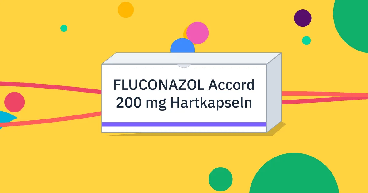 Symbolbild: Packung mit der Aufschrift FLUCONAZOL Accord 200 mg Hartkapseln (PZN 11332573) – Verfügbarkeit und Bezug in Apotheken in Frankfurt am Main