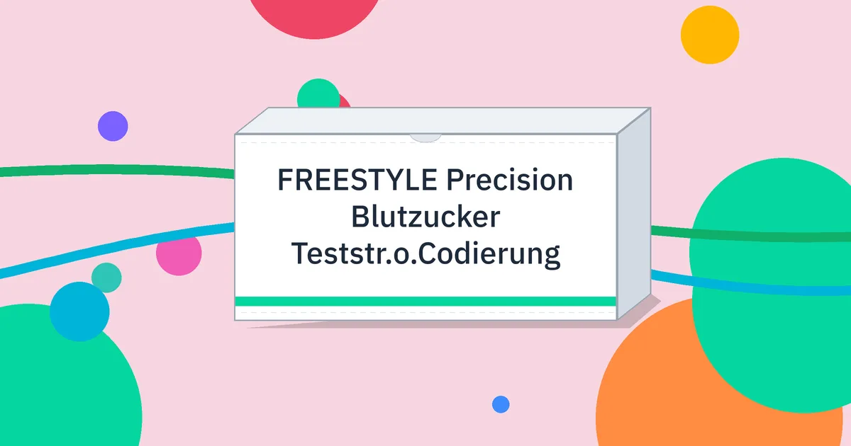 Symbolbild: Packung mit der Aufschrift FREESTYLE Precision Blutzucker Teststr.o.Codierung (PZN 18043470) – Verfügbarkeit und Bezug in Apotheken in Frankfurt am Main