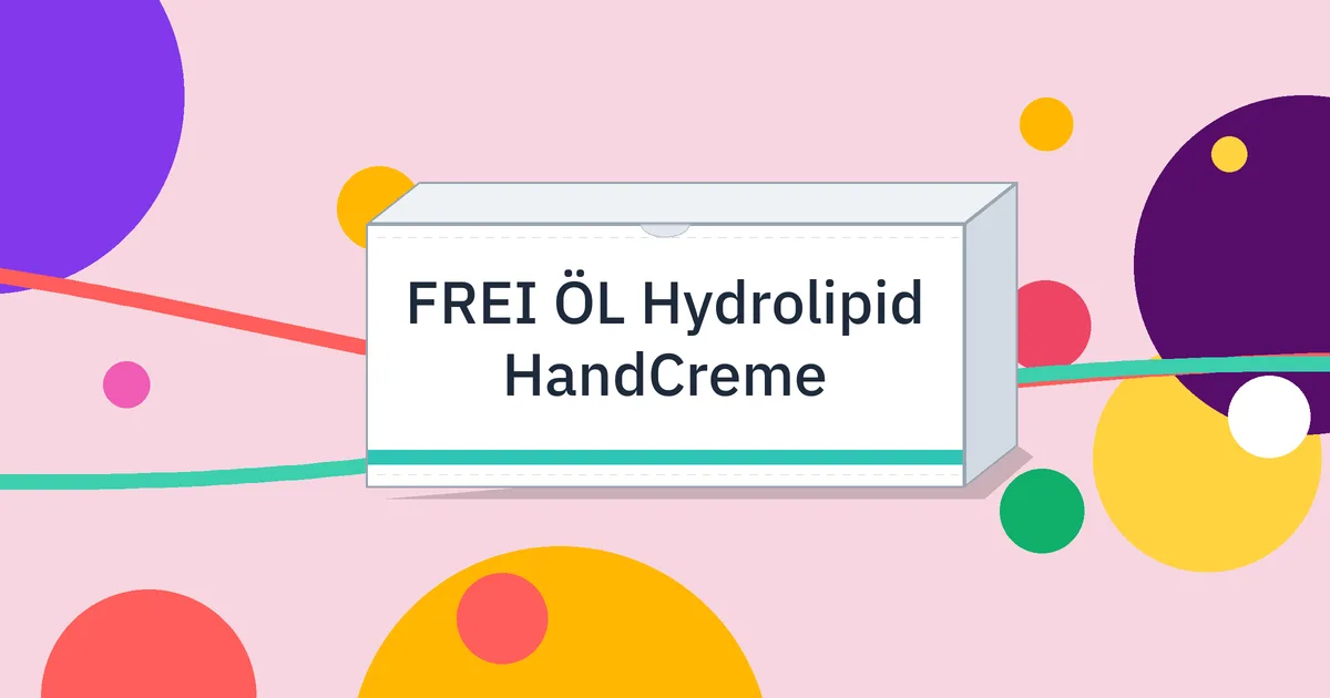 Symbolbild: Packung mit der Aufschrift FREI ÖL Hydrolipid HandCreme (PZN 11359129) – Verfügbarkeit und Bezug in Apotheken in Frankfurt am Main