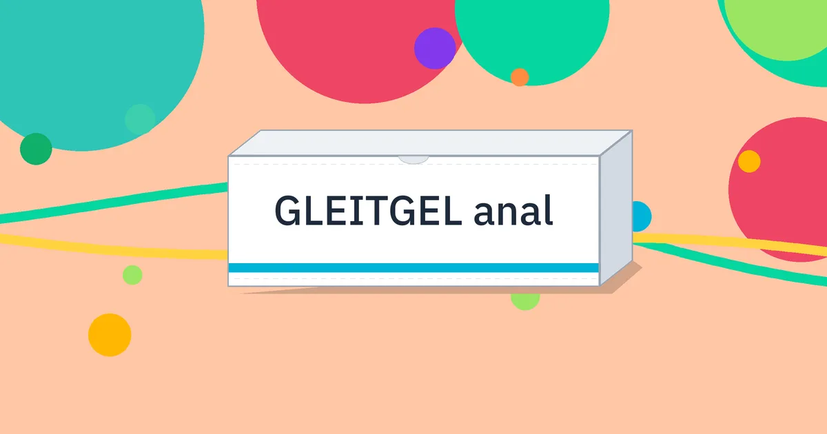 Symbolbild: Packung mit der Aufschrift GLEITGEL anal (PZN 09462104) – Verfügbarkeit und Bezug in Apotheken in Frankfurt am Main