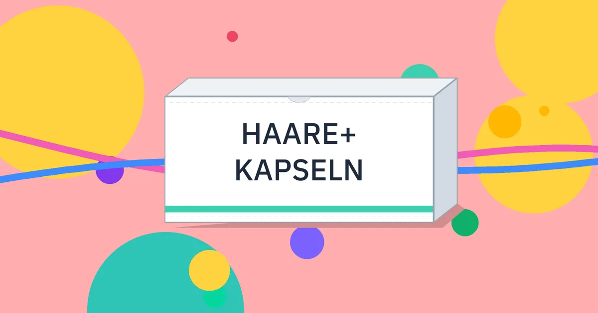 Symbolbild: Packung mit der Aufschrift HAARE+ KAPSELN (PZN 17426246) – Verfügbarkeit und Bezug in Apotheken in Frankfurt am Main