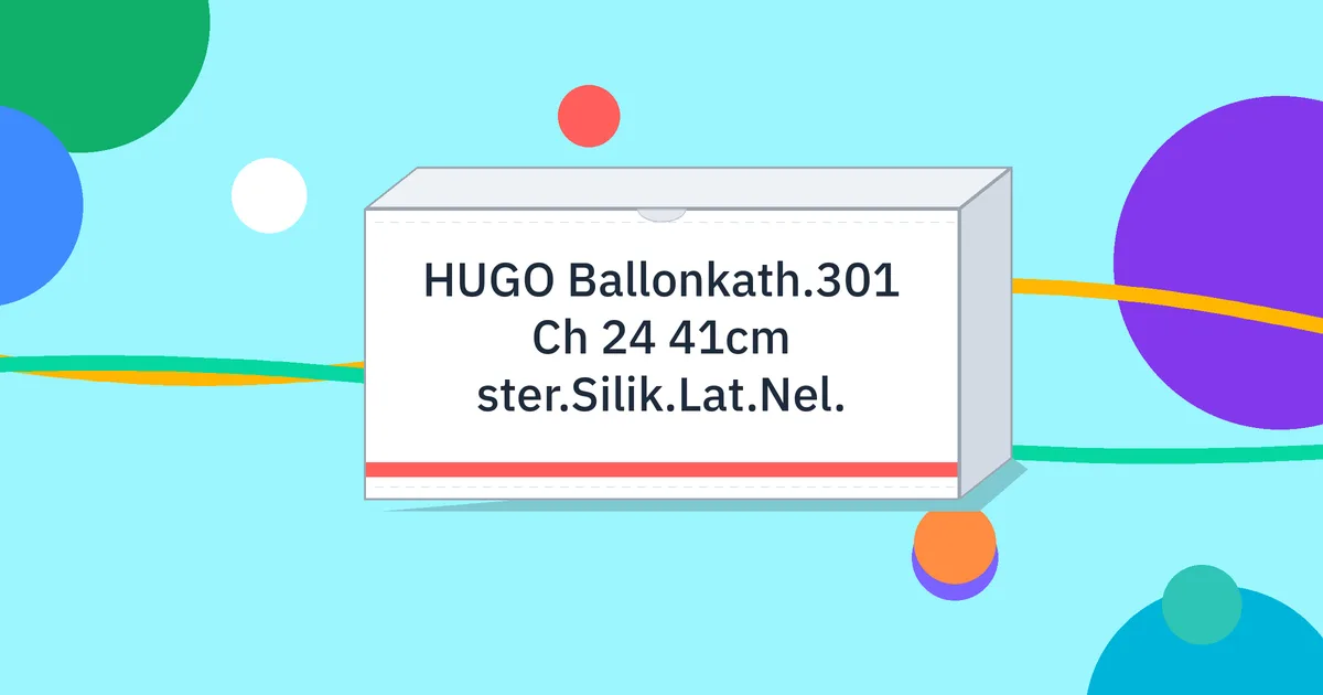 Symbolbild: Packung mit der Aufschrift HUGO Ballonkath.301 Ch 24 41cm ster.Silik.Lat.Nel. (PZN 01398938) – Verfügbarkeit und Bezug in Apotheken in Frankfurt am Main