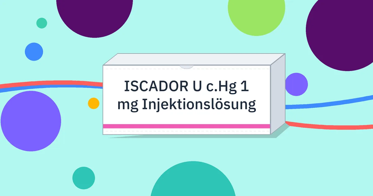 Symbolbild: Packung mit der Aufschrift ISCADOR U c.Hg 1 mg Injektionslösung (PZN 01386527) – Verfügbarkeit und Bezug in Apotheken in Frankfurt am Main