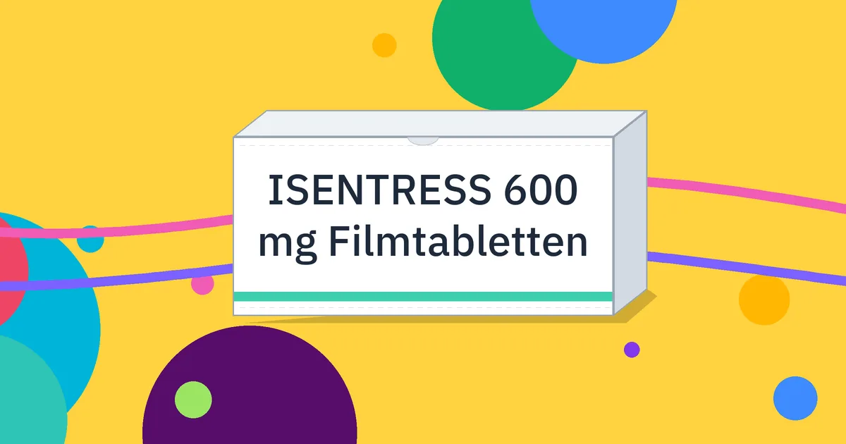 Symbolbild: Packung mit der Aufschrift ISENTRESS 600 mg Filmtabletten (PZN 13421424) – Verfügbarkeit und Bezug in Apotheken in Frankfurt am Main