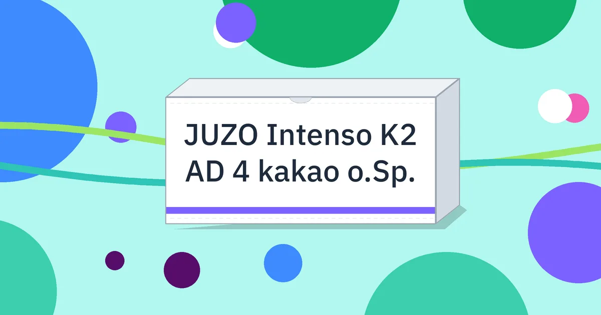 Symbolbild: Packung mit der Aufschrift JUZO Intenso K2 AD 4 kakao o.Sp. (PZN 18617155) – Verfügbarkeit und Bezug in Apotheken in Frankfurt am Main