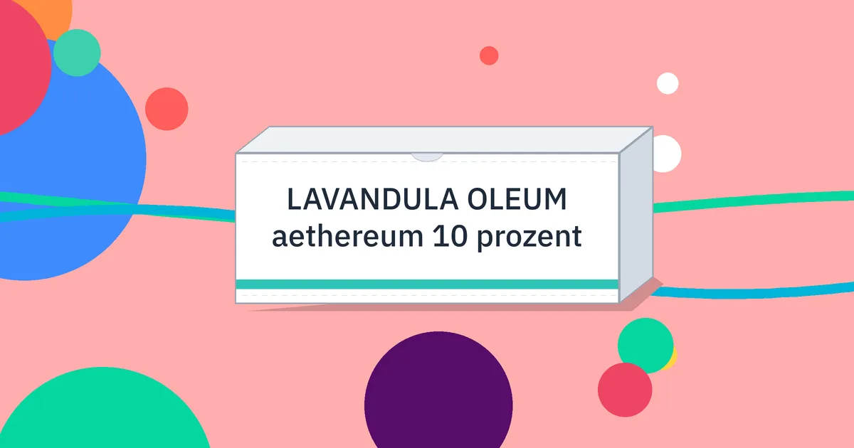 Symbolbild: Packung mit der Aufschrift LAVANDULA OLEUM aethereum 10 prozent (PZN 02088507) – Verfügbarkeit und Bezug in Apotheken in Frankfurt am Main