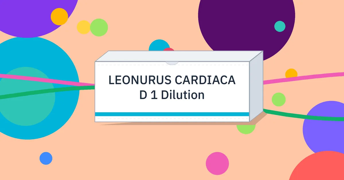 Symbolbild: Packung mit der Aufschrift LEONURUS CARDIACA D 1 Dilution (PZN 07248200) – Verfügbarkeit und Bezug in Apotheken in Frankfurt am Main