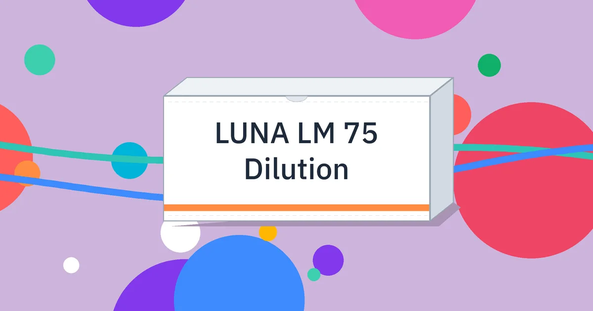 Symbolbild: Packung mit der Aufschrift LUNA LM 75 Dilution (PZN 12934162) – Verfügbarkeit und Bezug in Apotheken in Frankfurt am Main