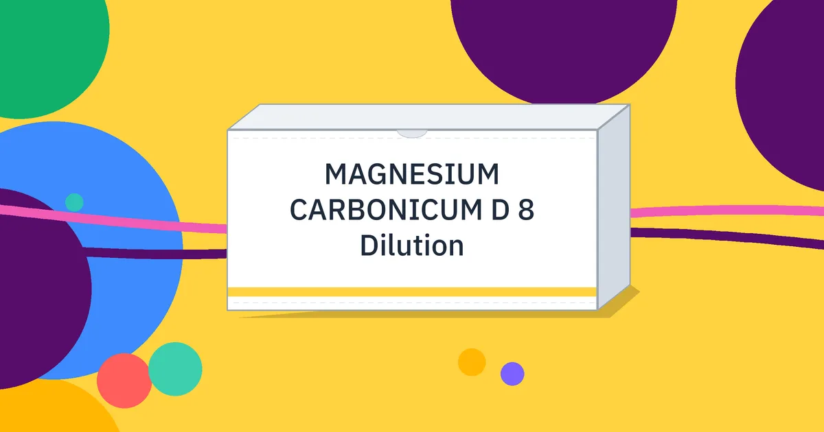 Symbolbild: Packung mit der Aufschrift MAGNESIUM CARBONICUM D 8 Dilution (PZN 02118177) – Verfügbarkeit und Bezug in Apotheken in Frankfurt am Main
