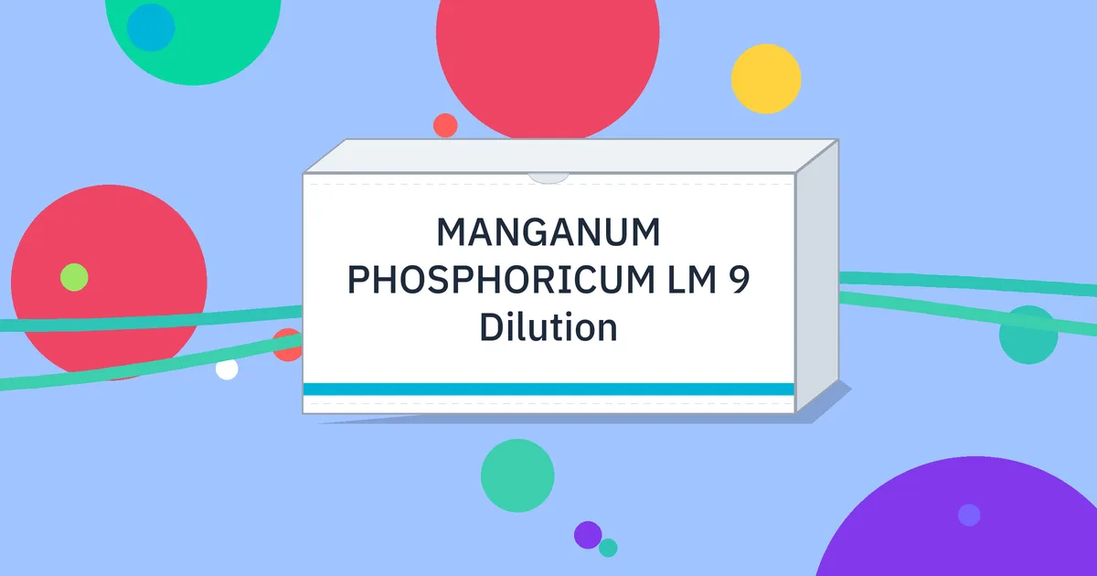 Symbolbild: Packung mit der Aufschrift MANGANUM PHOSPHORICUM LM 9 Dilution (PZN 12945527) – Verfügbarkeit und Bezug in Apotheken in Frankfurt am Main