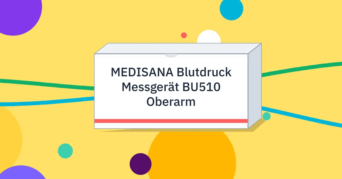 Symbolbild: Packung mit der Aufschrift MEDISANA Blutdruck Messgerät BU510 Oberarm (PZN 09888613) – Verfügbarkeit und Bezug in Apotheken in Frankfurt am Main