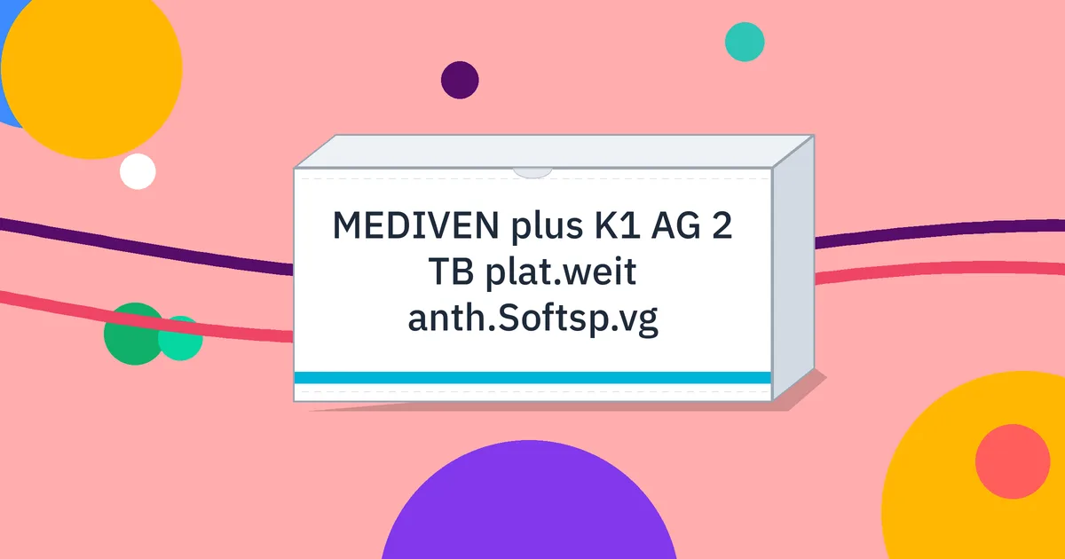 Symbolbild: Packung mit der Aufschrift MEDIVEN plus K1 AG 2 TB plat.weit anth.Softsp.vg (PZN 15061007) – Verfügbarkeit und Bezug in Apotheken in Frankfurt am Main