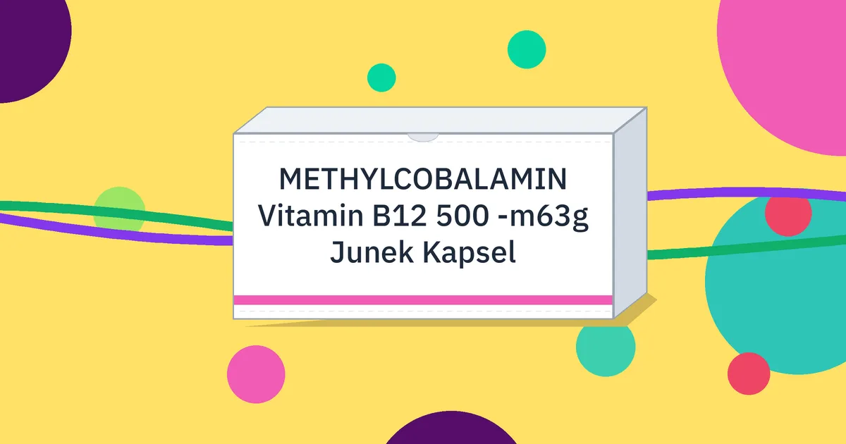 Symbolbild: Packung mit der Aufschrift METHYLCOBALAMIN Vitamin B12 500 -m63g Junek Kapsel (PZN 19765975) – Verfügbarkeit und Bezug in Apotheken in Frankfurt am Main