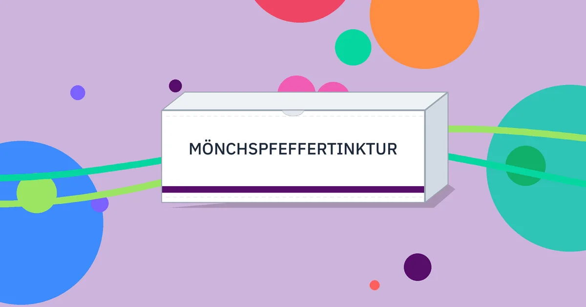 Symbolbild: Packung mit der Aufschrift MÖNCHSPFEFFERTINKTUR (PZN 19921091) – Verfügbarkeit und Bezug in Apotheken in Frankfurt am Main