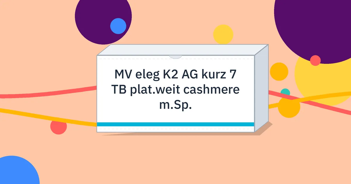 Symbolbild: Packung mit der Aufschrift MV eleg K2 AG kurz 7 TB plat.weit cashmere m.Sp. (PZN 14673151) – Verfügbarkeit und Bezug in Apotheken in Frankfurt am Main