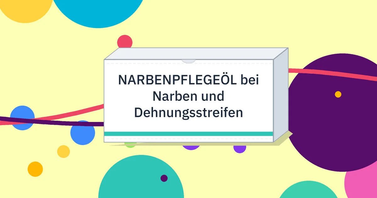 Symbolbild: Packung mit der Aufschrift NARBENPFLEGEÖL bei Narben und Dehnungsstreifen (PZN 19523031) – Verfügbarkeit und Bezug in Apotheken in Frankfurt am Main