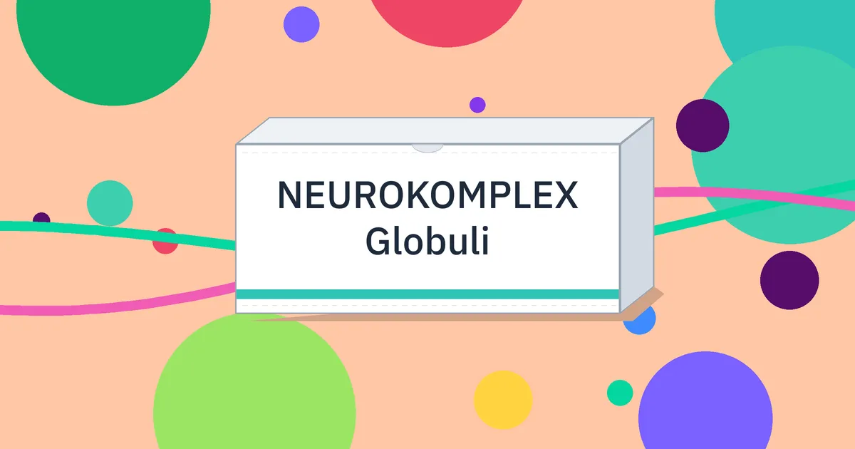 Symbolbild: Packung mit der Aufschrift NEUROKOMPLEX Globuli (PZN 15389191) – Verfügbarkeit und Bezug in Apotheken in Frankfurt am Main