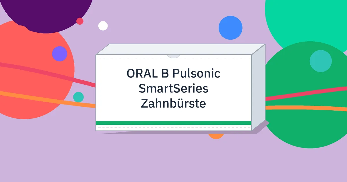 Symbolbild: Packung mit der Aufschrift ORAL B Pulsonic SmartSeries Zahnbürste (PZN 06926141) – Verfügbarkeit und Bezug in Apotheken in Frankfurt am Main