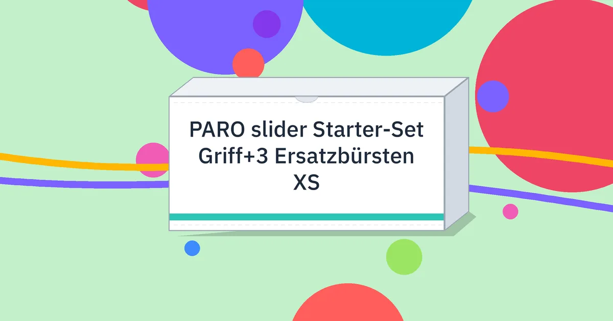 Symbolbild: Packung mit der Aufschrift PARO slider Starter-Set Griff+3 Ersatzbürsten XS (PZN 17373024) – Verfügbarkeit und Bezug in Apotheken in Frankfurt am Main