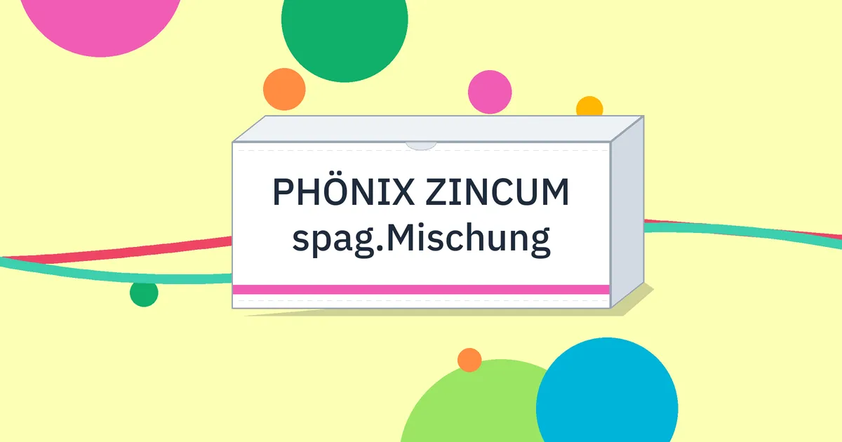 Symbolbild: Packung mit der Aufschrift PHÖNIX ZINCUM spag.Mischung (PZN 04224133) – Verfügbarkeit und Bezug in Apotheken in Frankfurt am Main