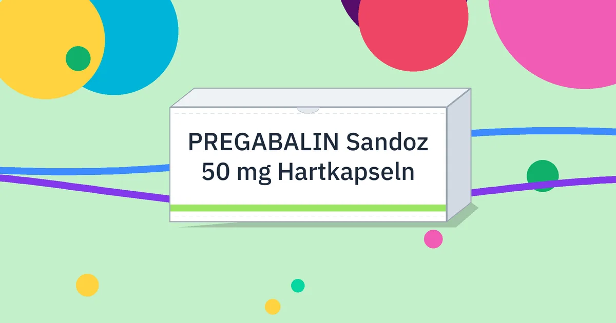 Symbolbild: Packung mit der Aufschrift PREGABALIN Sandoz 50 mg Hartkapseln (PZN 16887005) – Verfügbarkeit und Bezug in Apotheken in Frankfurt am Main