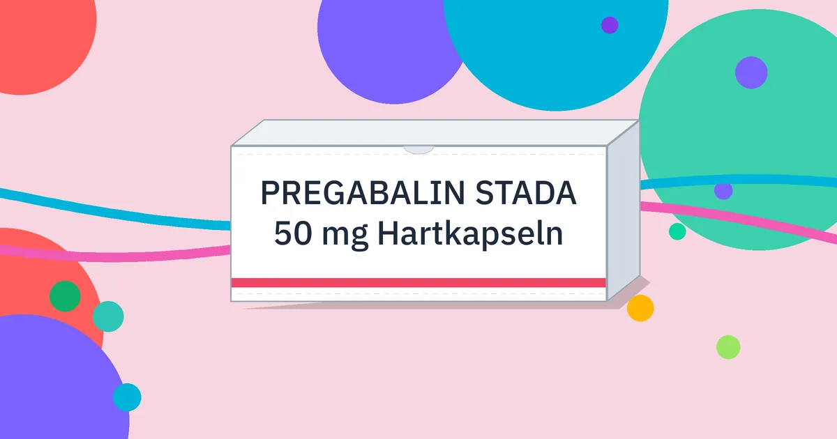 Symbolbild: Packung mit der Aufschrift PREGABALIN STADA 50 mg Hartkapseln (PZN 10780016) – Verfügbarkeit und Bezug in Apotheken in Frankfurt am Main