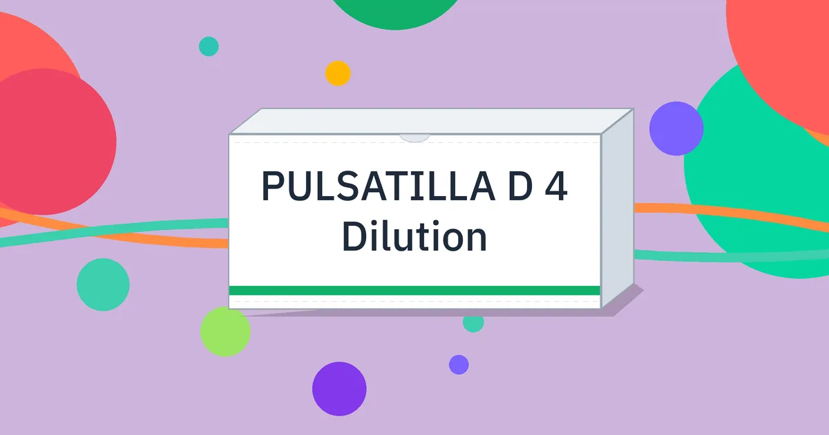 Symbolbild: Packung mit der Aufschrift PULSATILLA D 4 Dilution (PZN 02402346) – Verfügbarkeit und Bezug in Apotheken in Frankfurt am Main