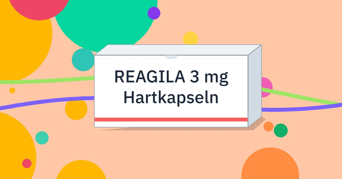 Symbolbild: Packung mit der Aufschrift REAGILA 3 mg Hartkapseln (PZN 19178404) – Verfügbarkeit und Bezug in Apotheken in Frankfurt am Main
