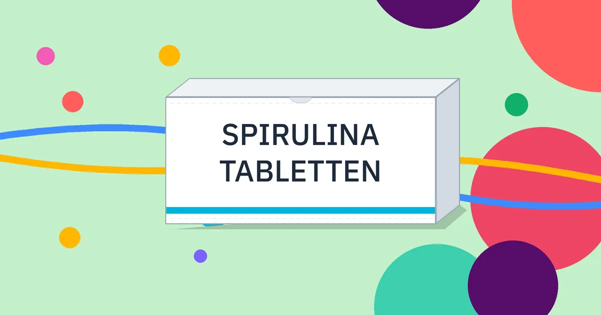 Symbolbild: Packung mit der Aufschrift SPIRULINA TABLETTEN (PZN 09700667) – Verfügbarkeit und Bezug in Apotheken in Frankfurt am Main