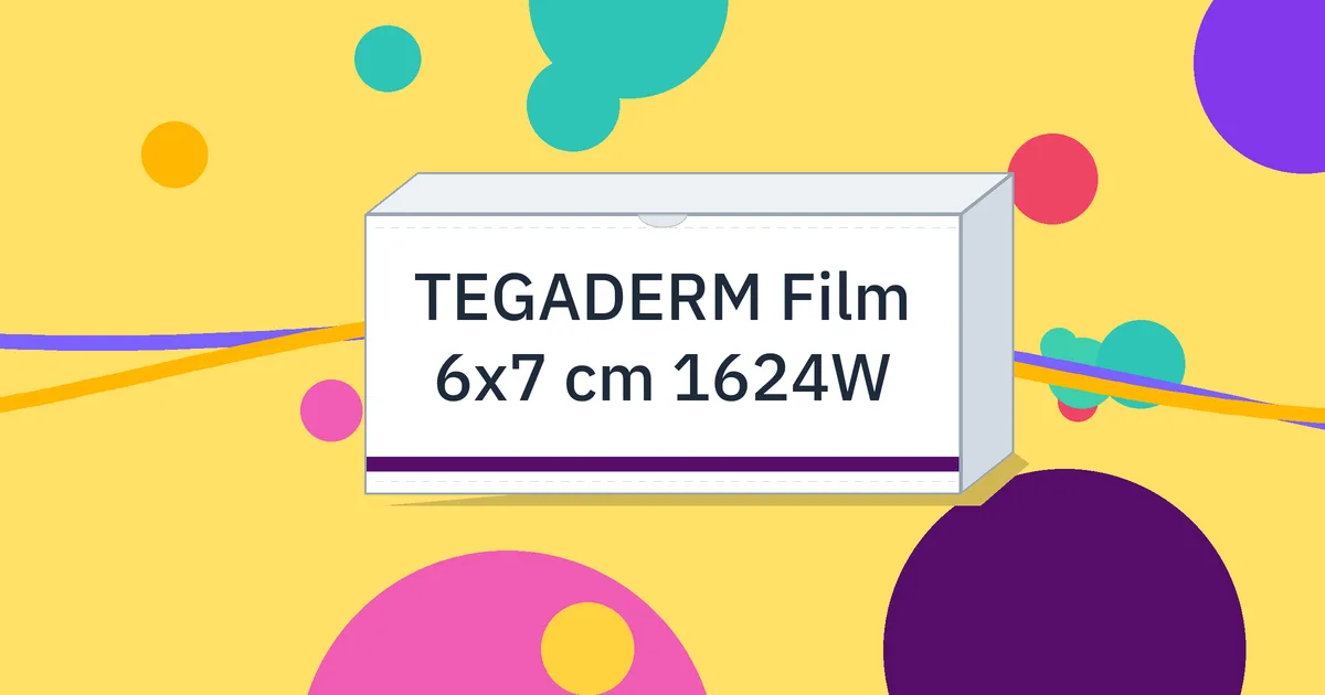 Symbolbild: Packung mit der Aufschrift TEGADERM Film 6x7 cm 1624W (PZN 02097989) – Verfügbarkeit und Bezug in Apotheken in Frankfurt am Main